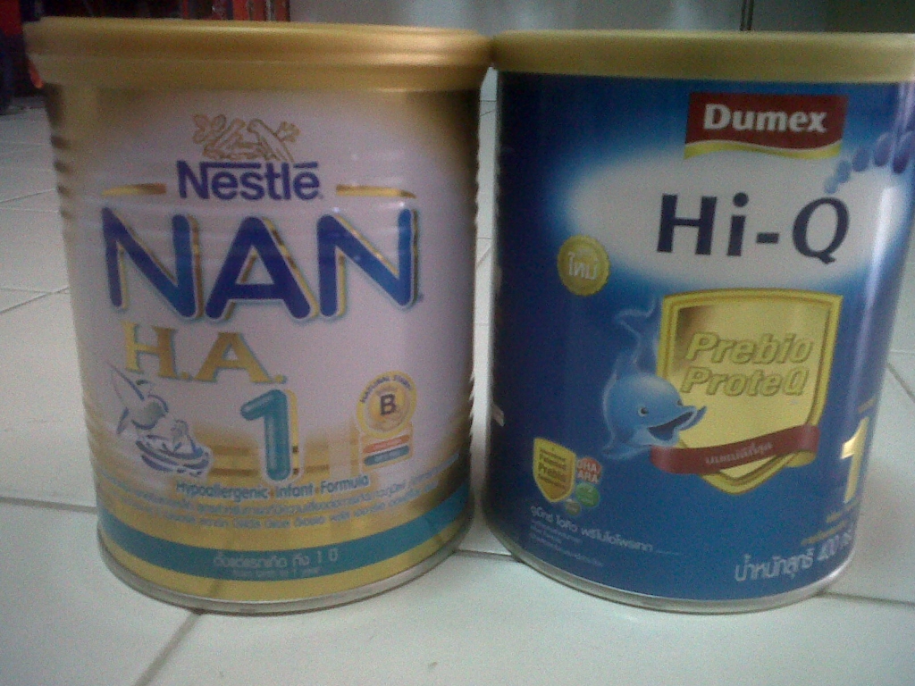 [ตลาดร่ำรวย™] ขายนม NAN HA1 และ Dumex Hi Q 1 ถูกมากๆ